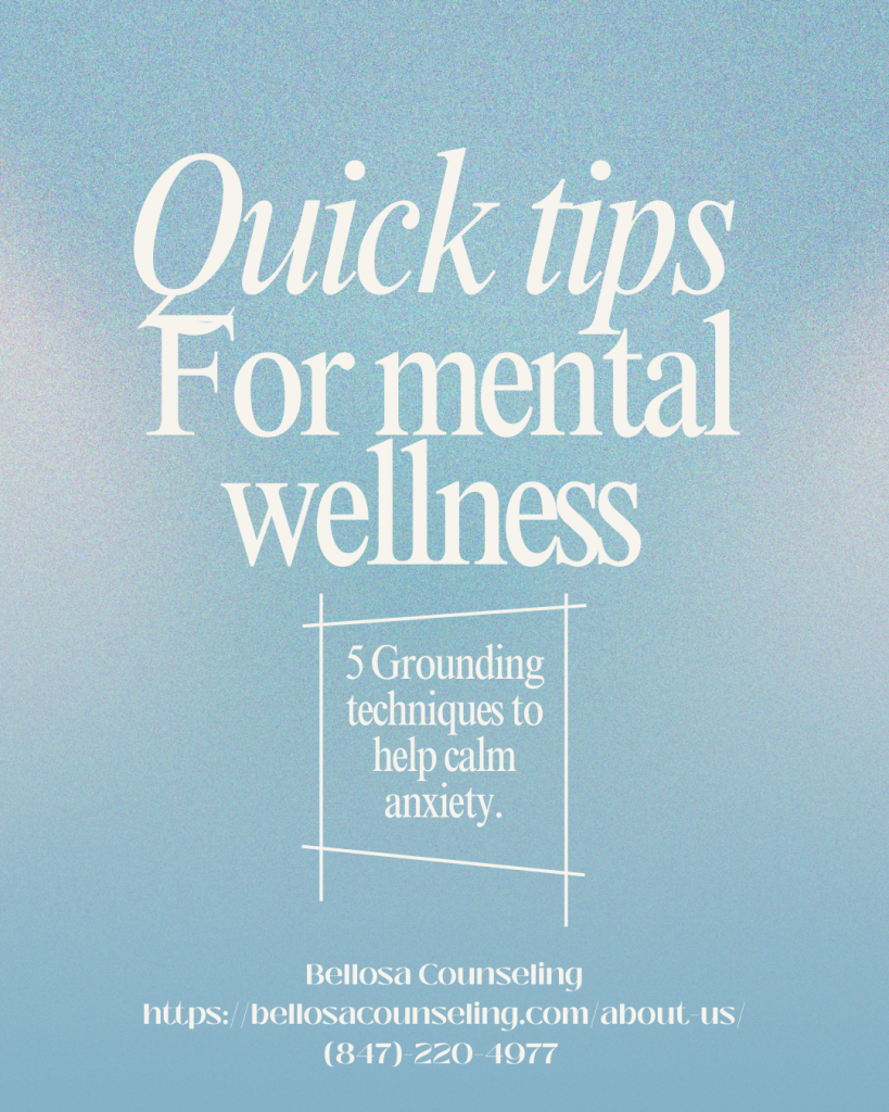 5 Grounding Techniques for Calming Anxiety - Therapist, Counseling ...
